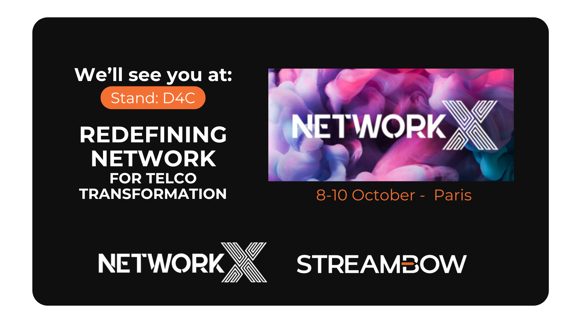 Exciting News! Streambow is heading to Network X 2024 in Paris! - Streambow